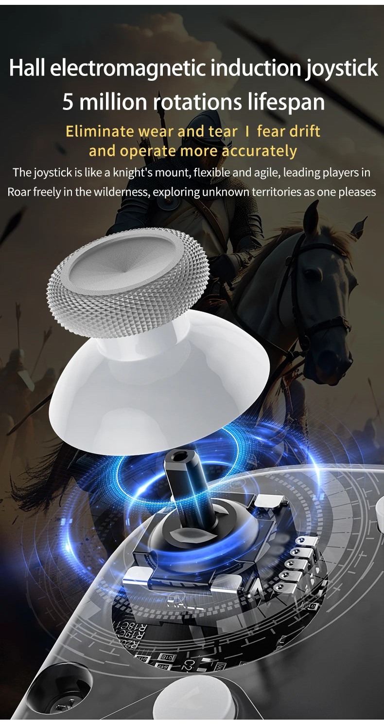 AOLION J20 left and right Hall joystick split game controller JoyCon ...