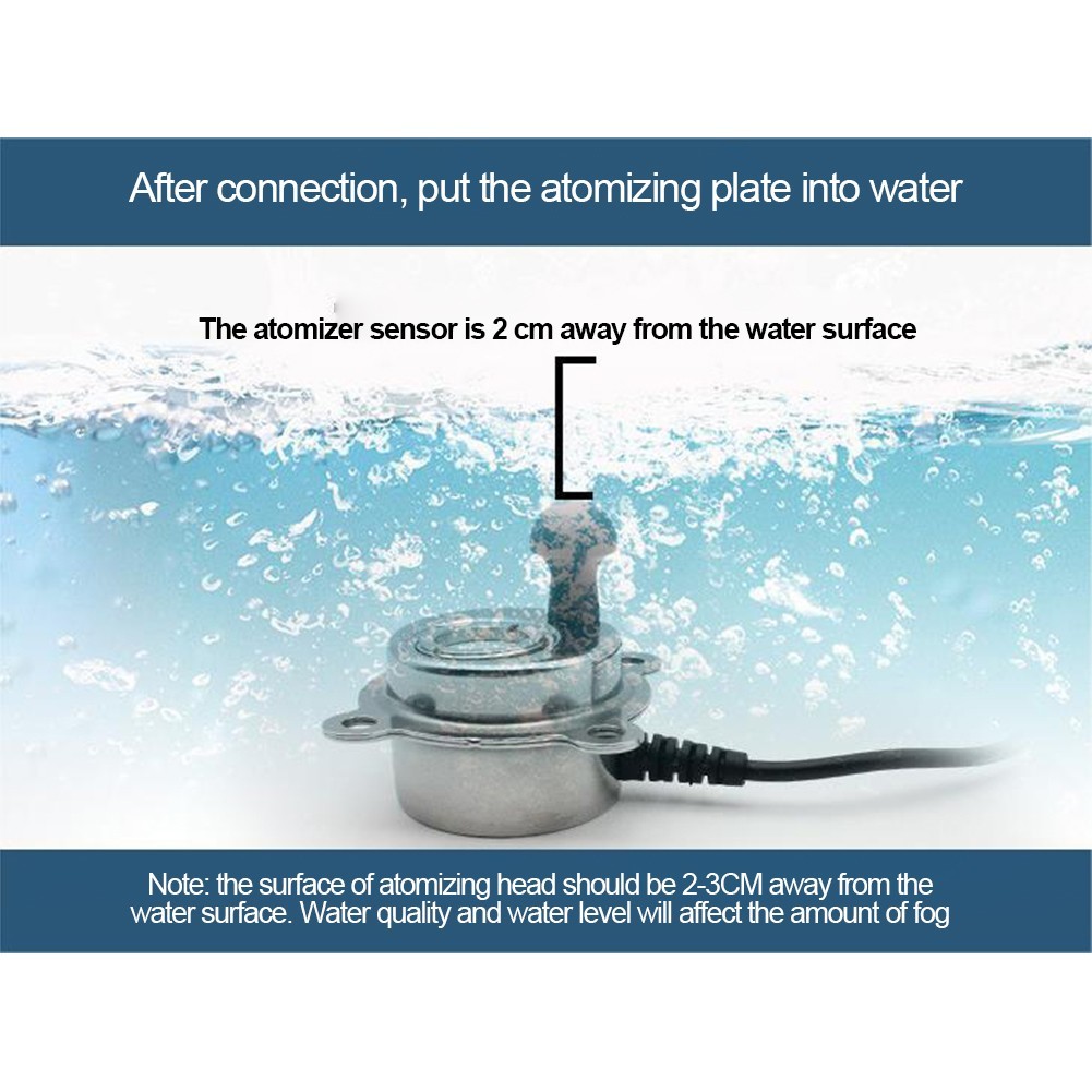 [stock] DC24V Aquarium Mist Maker Water Fish Tank Humidifier ...