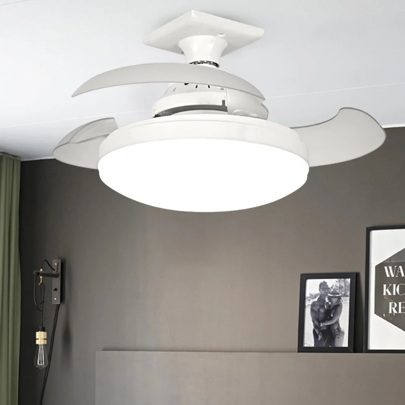 【Free Lamp Holder】40cm E27 Ceiling Fan with Light Remote Control, 3 ...