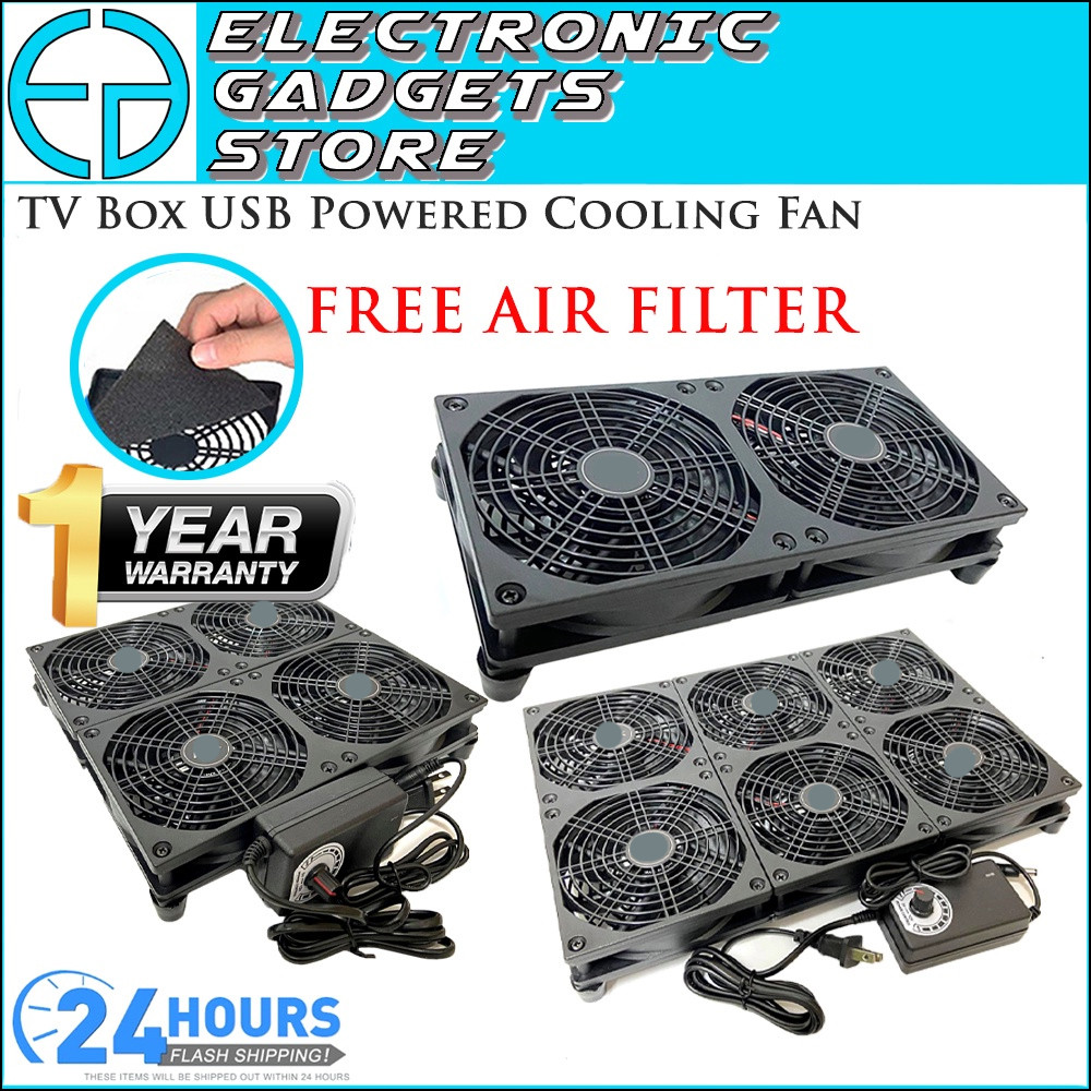🔥 1 Year Warranty 🔥 Router Radiator Cooler Fan USB Powered Air Cooling ...