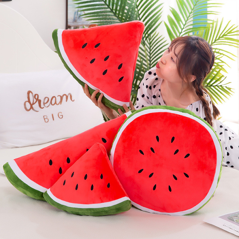 Plush Watermelon Cushion Toy For Kids With Soft Pp Cotton Characters ...