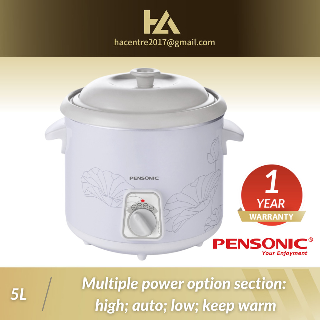 Pensonic 5.0L Slow Cooker PSC501 | Shopee Malaysia