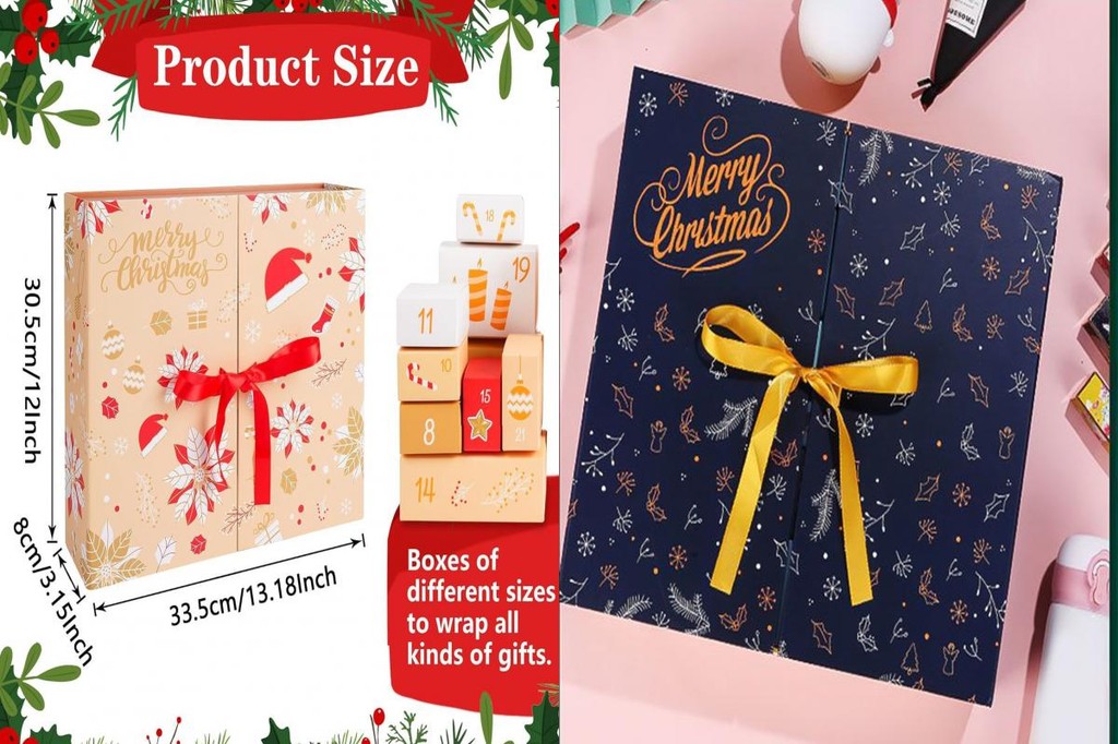 {downey} Kids Christmas Countdown Diy Christmas Countdown Box 24 Days ...