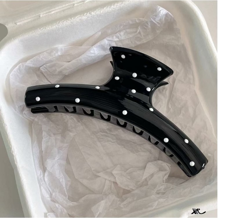 European and American Style Pink Dyed Flower Hair Clip Women's Summer ...