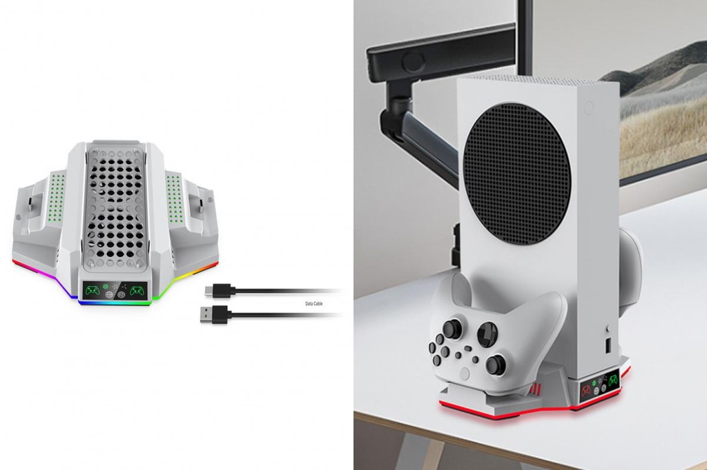 Host Cooling System High-speed Fans Rgb Vertical Cooling Stand with ...