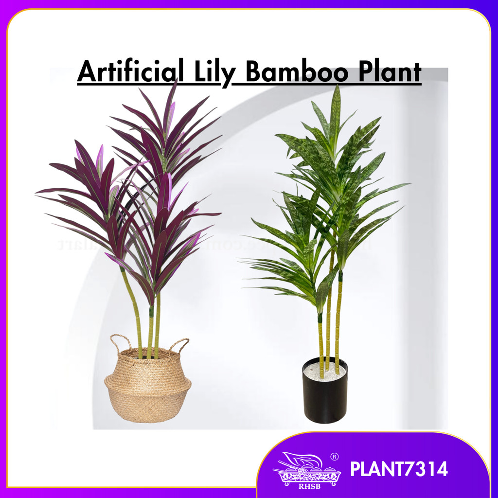 ARTIFICIAL LILY BAMBOO PLANT/HOME DECOR / POKOK HIASAN VIRAL ...