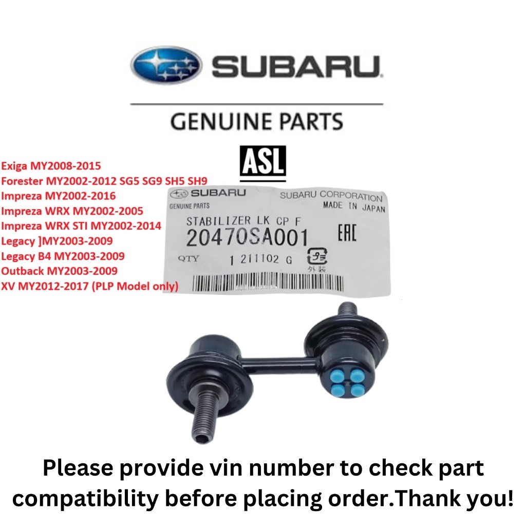 20470SA001 Genuine Subaru Front Stabilizer Link Impreza WRX STI Exiga ...