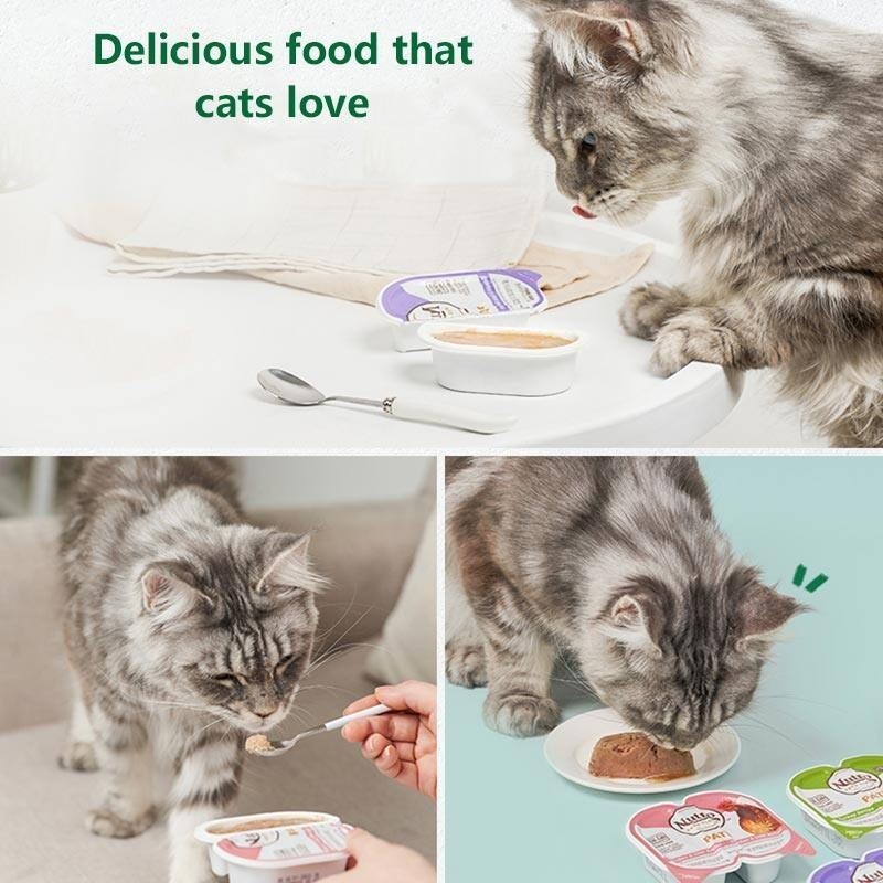 Nutro 1/2 Cat Food Meal Box Canned Cat Weight Gain Snack Nutritional Wet Food Chicken Salmon ...