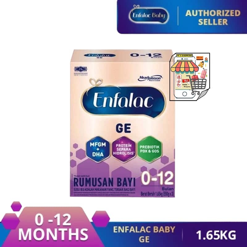 (NEW PACKING)Enfalac Baby GE 0-12bulan 1.65kg(Milk Formula) | Shopee ...