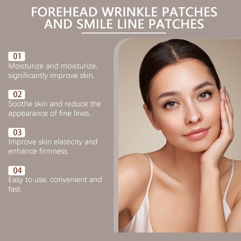 Anti Forehead Wrinkle Smile Line Patches - Moisturizing Hydrating ...