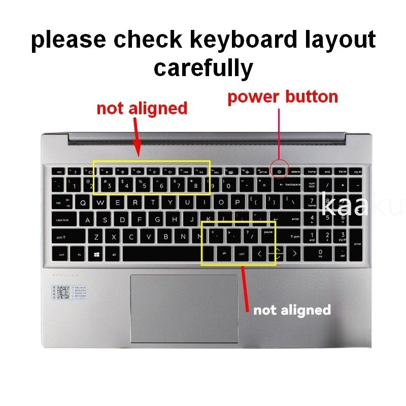 Keyboard Cover For HP 15.6 ''inch 15 Inch 15-fd1870TU Plus-16-16 ...