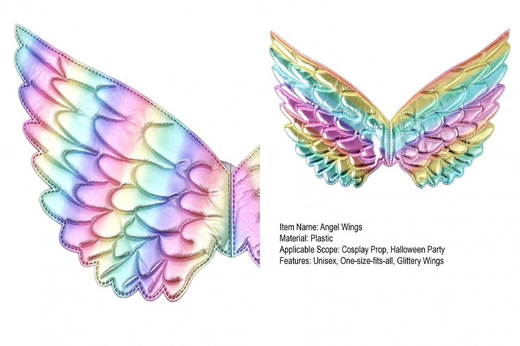 【Ready stock】 One-size-fits-all Wings Heavenly Angel Wings Sparkling ...
