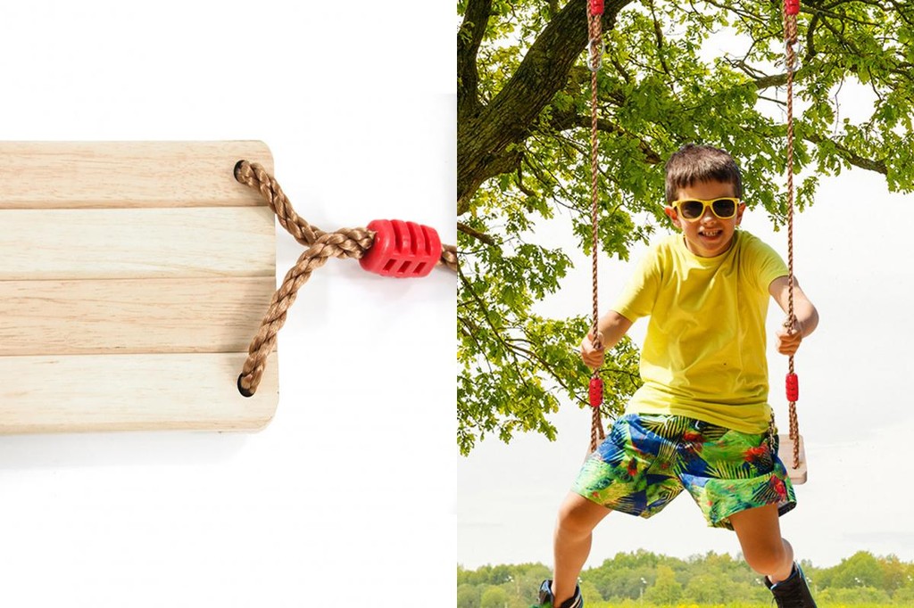 DRO_ Solid Wood Seat Board Weather-resistant Swing Materials Outdoor ...