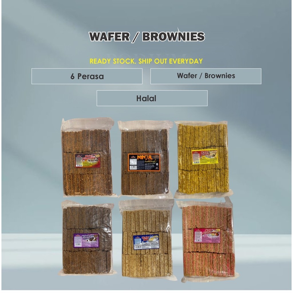 BC Wafer Choco Peanut Milk Strawberry Brownies 280gm Biskut Snack Halal ...