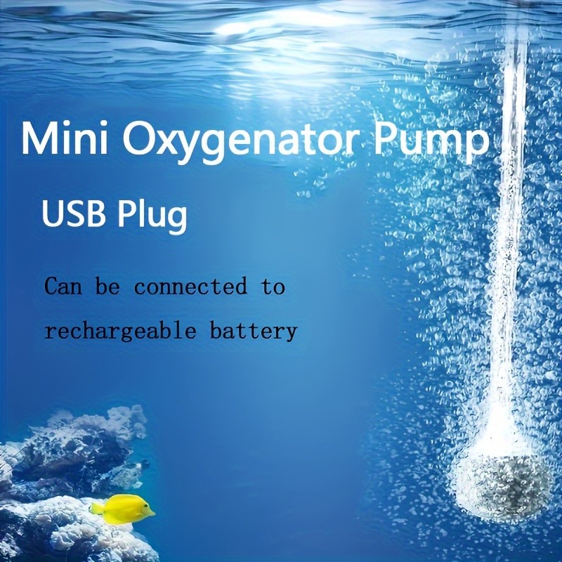 USB Aquarium Air Pump, ultra-durable silent USB Nano Air pump, small ...