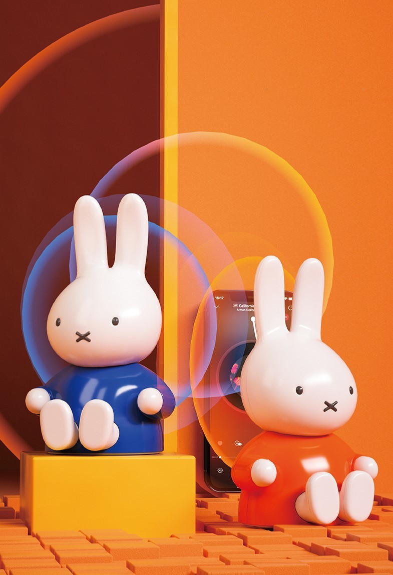 MIPOW&miffy Bluetooth Speaker TF Card Cute Wireless Speaker Stereo ...