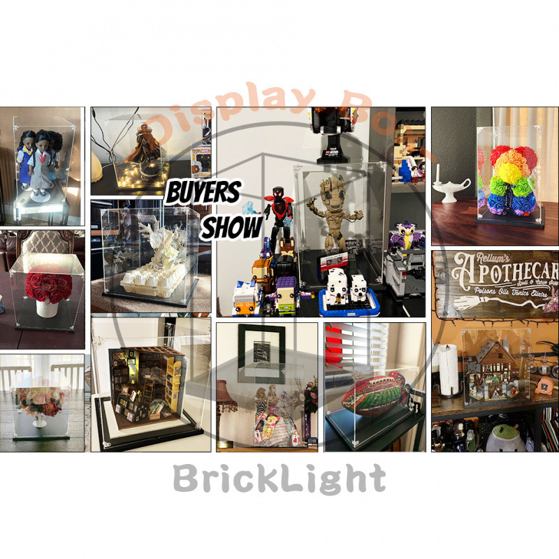 🌈for Lego 72037 Mario Kart-Standard Type Storage Box Dust Cover Wooden ...