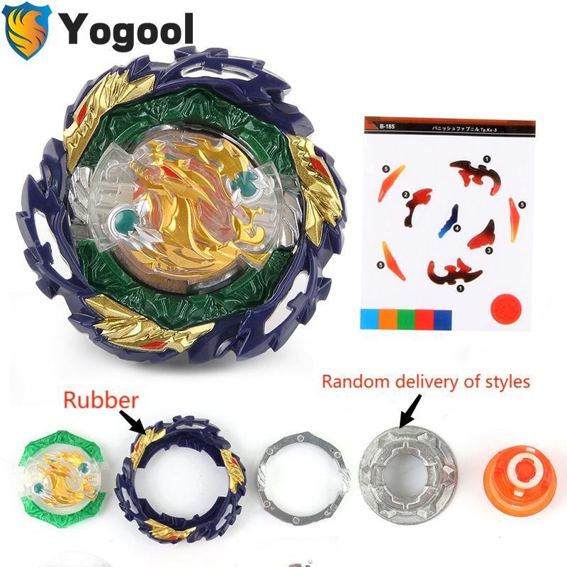MQ Spinning Burst rubber B-185 Vanish Fafnir Toys with Launcher box Set ...