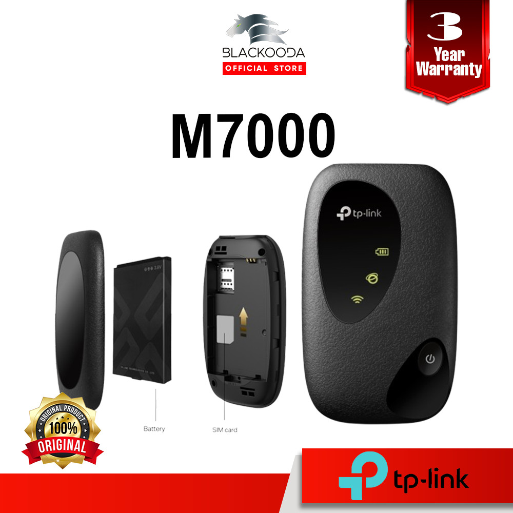 TP-LINK M7000 4G LTE Portable Mobile WiFi Direct SIM Modem Router ...