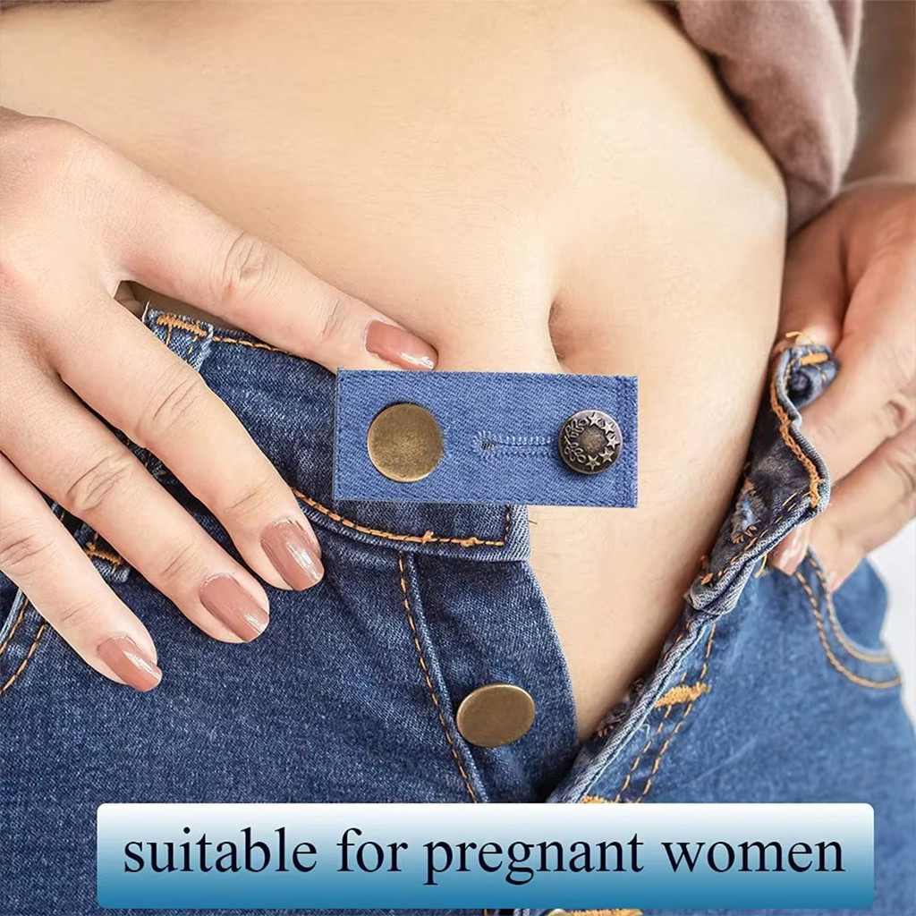 Multi Use Denim Extenders Elastic pants extension Buttons Unisex ...