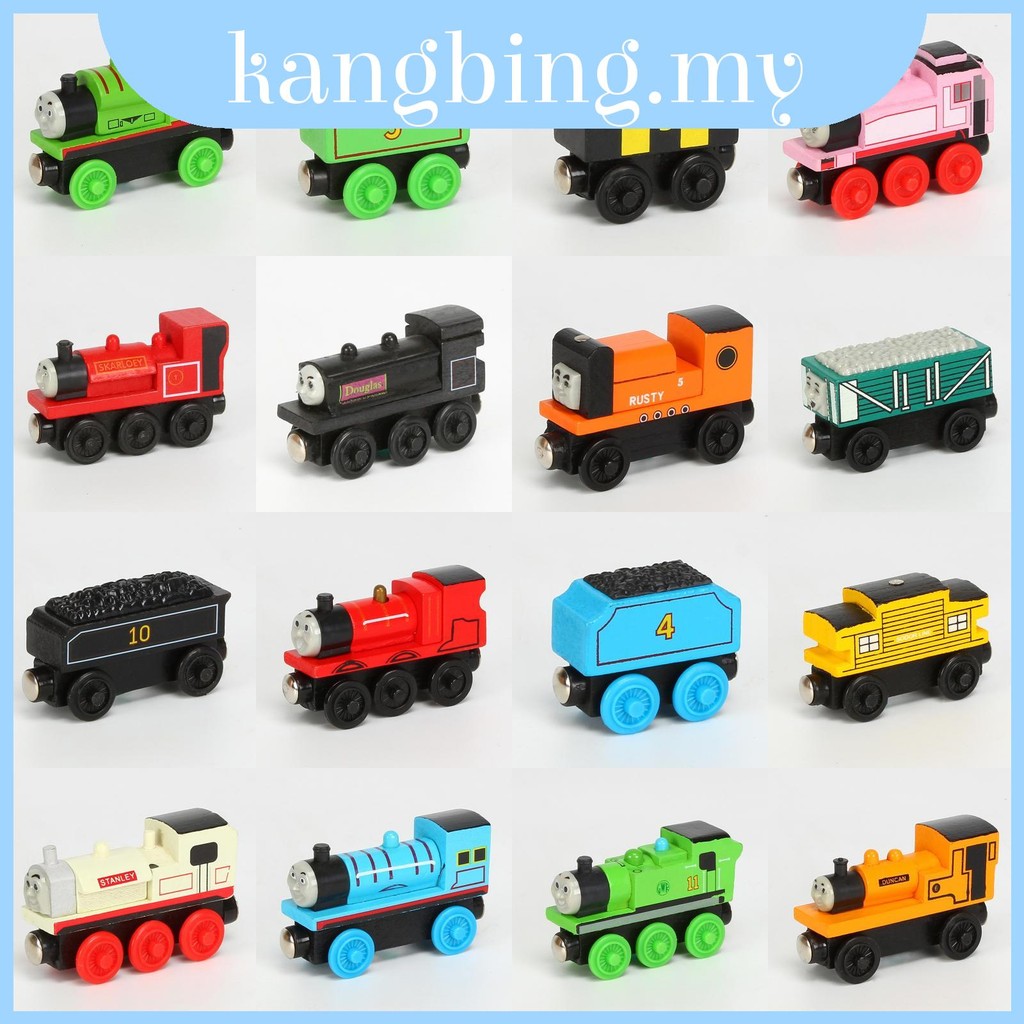 Magnetic Engaging Wooden Train Toy Set For Children With Unique Train ...