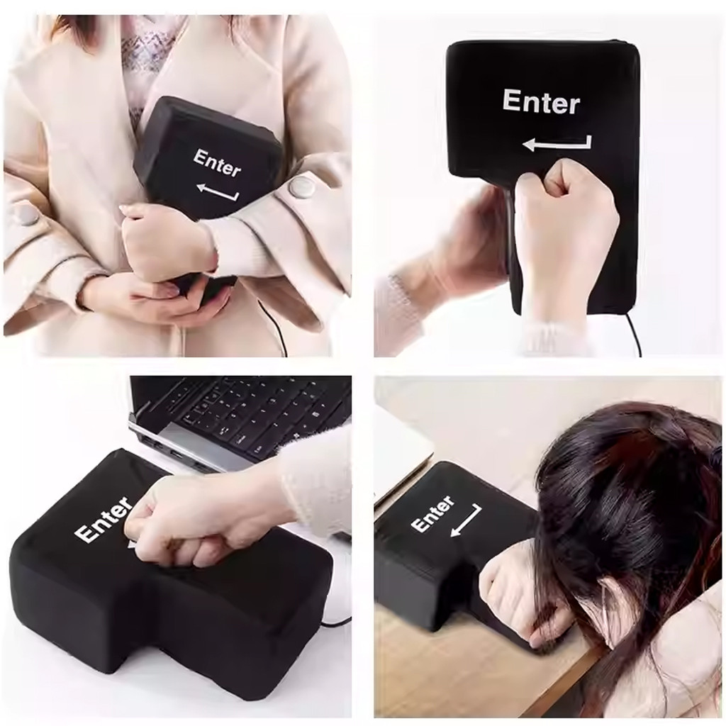 HdoorLink USB Big Enter Key Button Anti Stress Relief Button Office ...