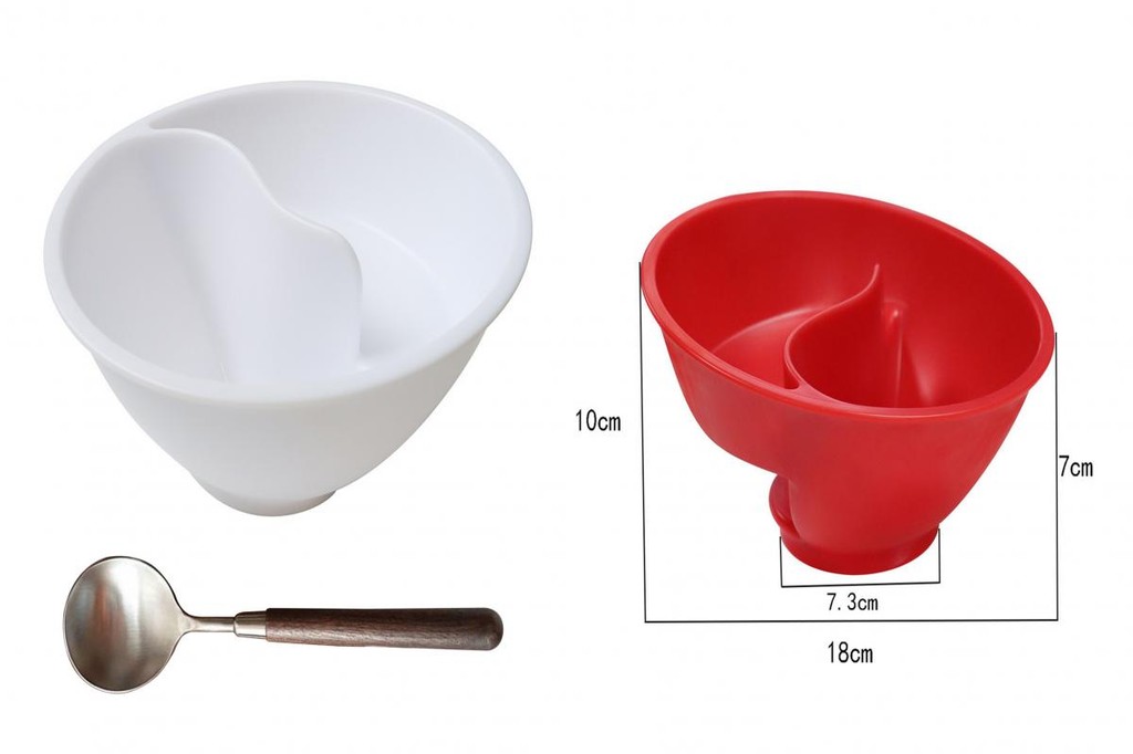 Crispy Breakfast Bowl Cereal Separator Bowl Anti-soggy Cereal Bowl with ...