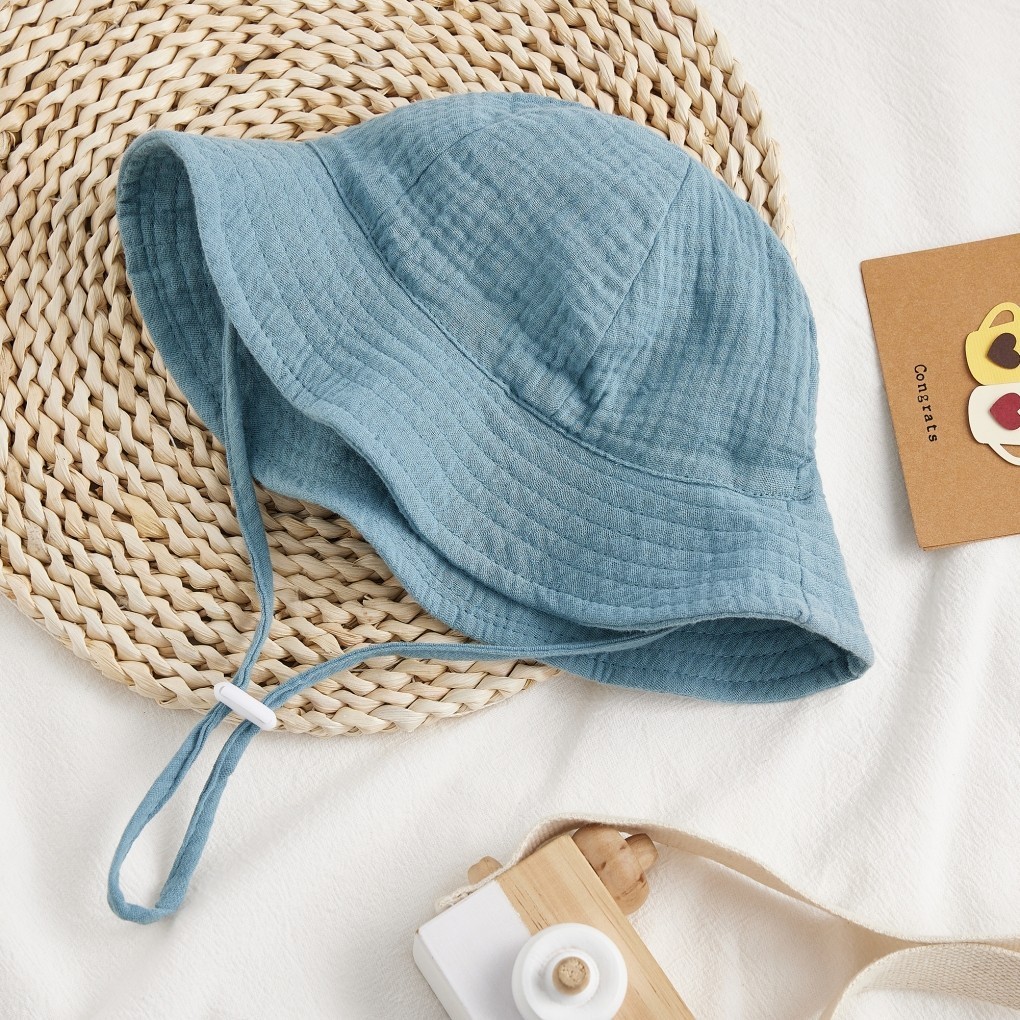 KIDSUP-Baby Summer Bucket Hat Sun Protection Infant Wide Brim Fisherman ...