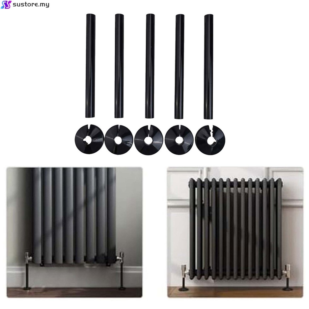 [Super] 5PCS Radiator Pipe Covers15mm and Pipe Collars 300mmx15mm Pipe ...