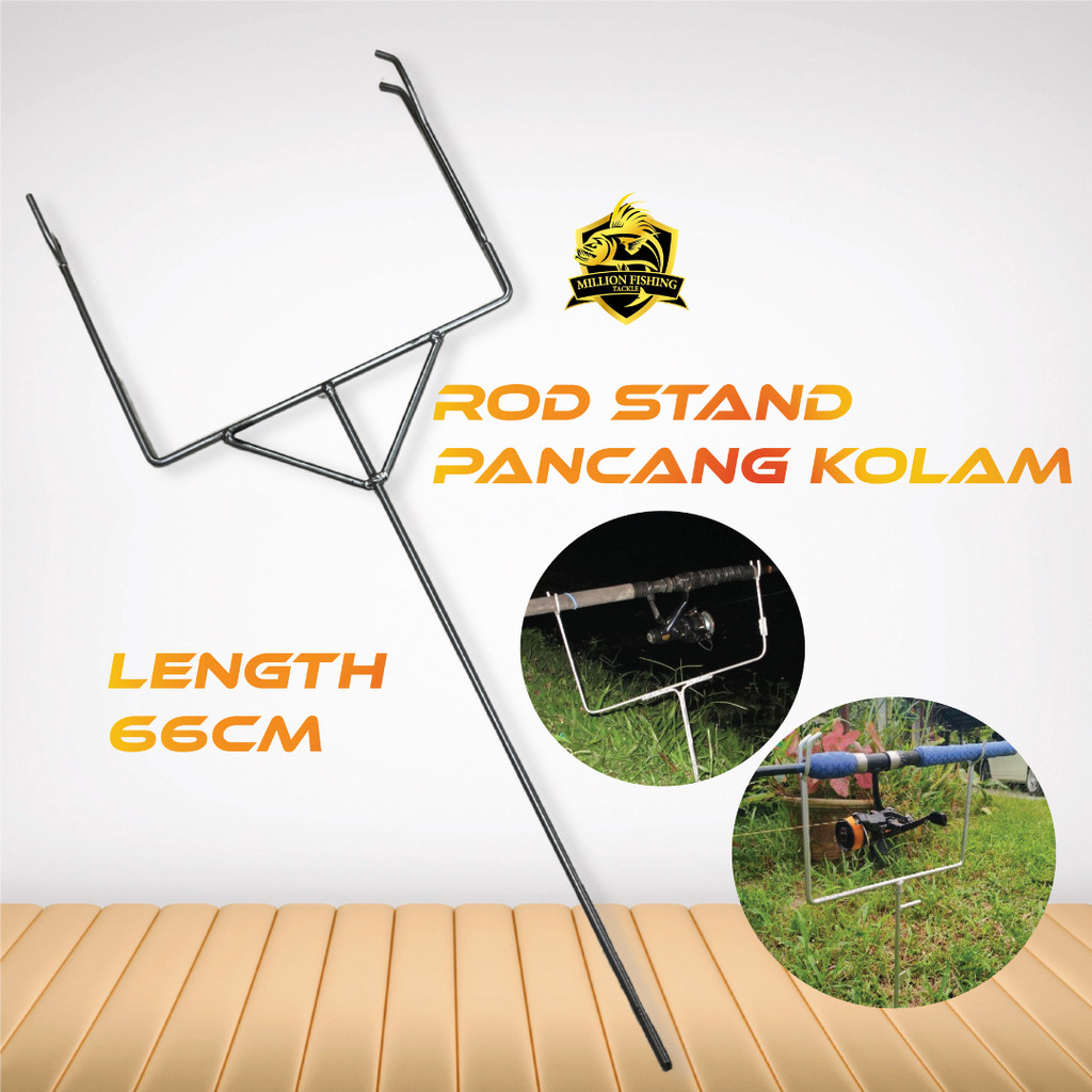 PANCANG Joran KOLAM Fishing Rod Stand Holder Pancang Joran pancing Ikan ...