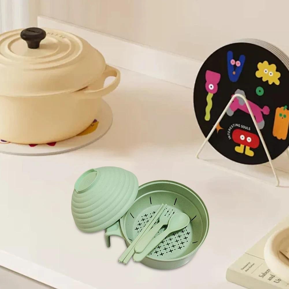 5 In 1 Ramen bowl Multifunction Instant Noodles Bowl With Lid Handle ...