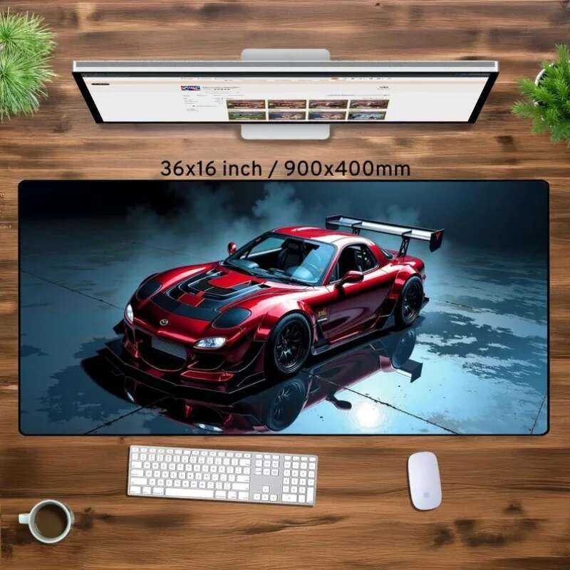 XXL super large gaming mouse pad JDM sports car desk mat mechanical ...