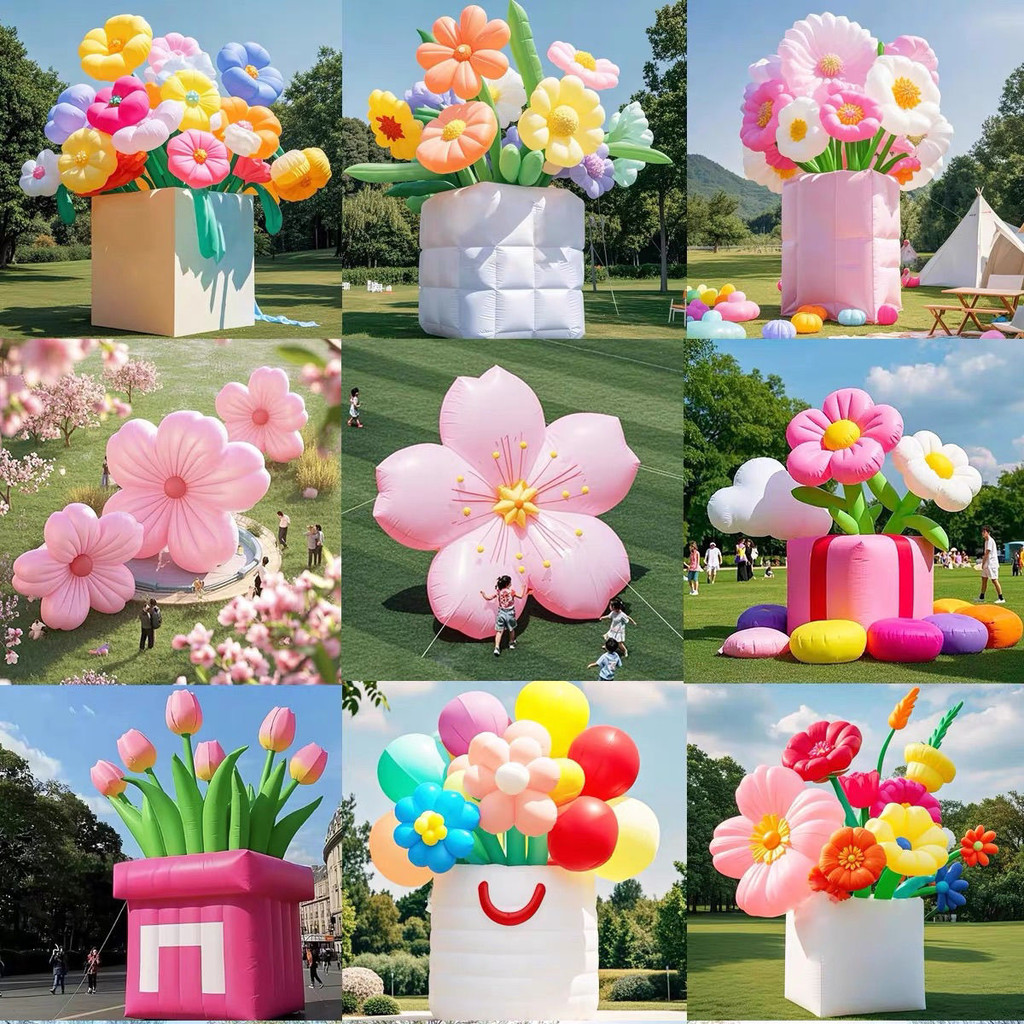 [Diverse Colors] Inflatable Flower Air Model Customized Influencer ...