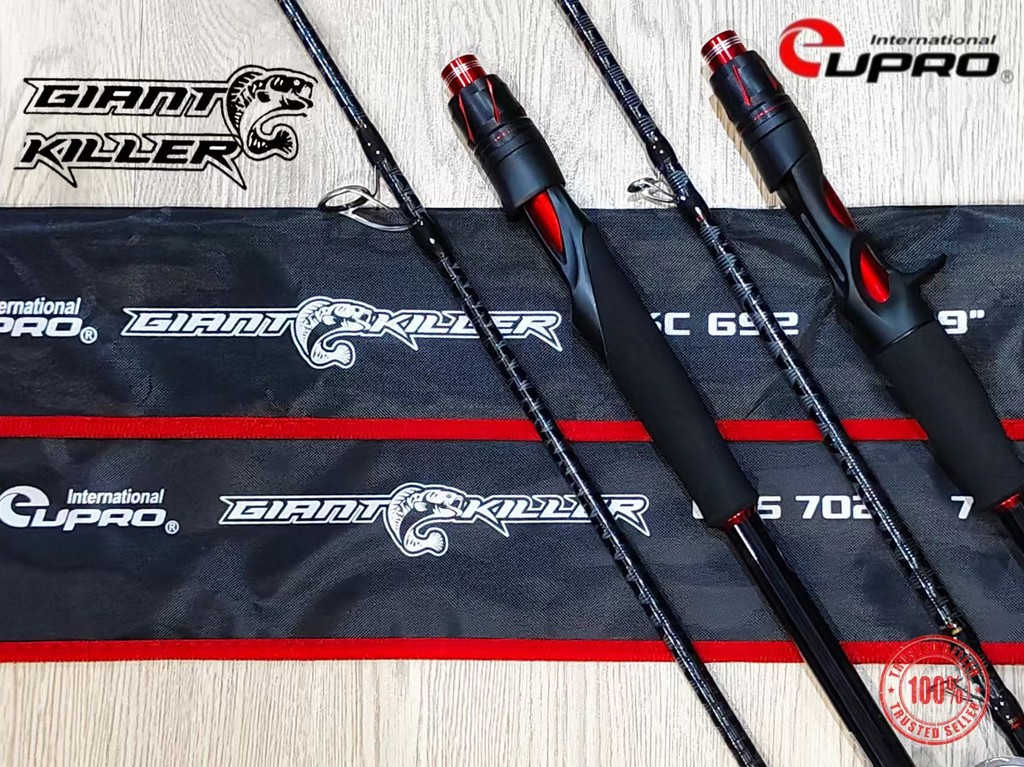 ⭐EUPRO GIANT KILLER SPINNING/ BAITCASTING (BC) JIGGING FISHING ROD ...