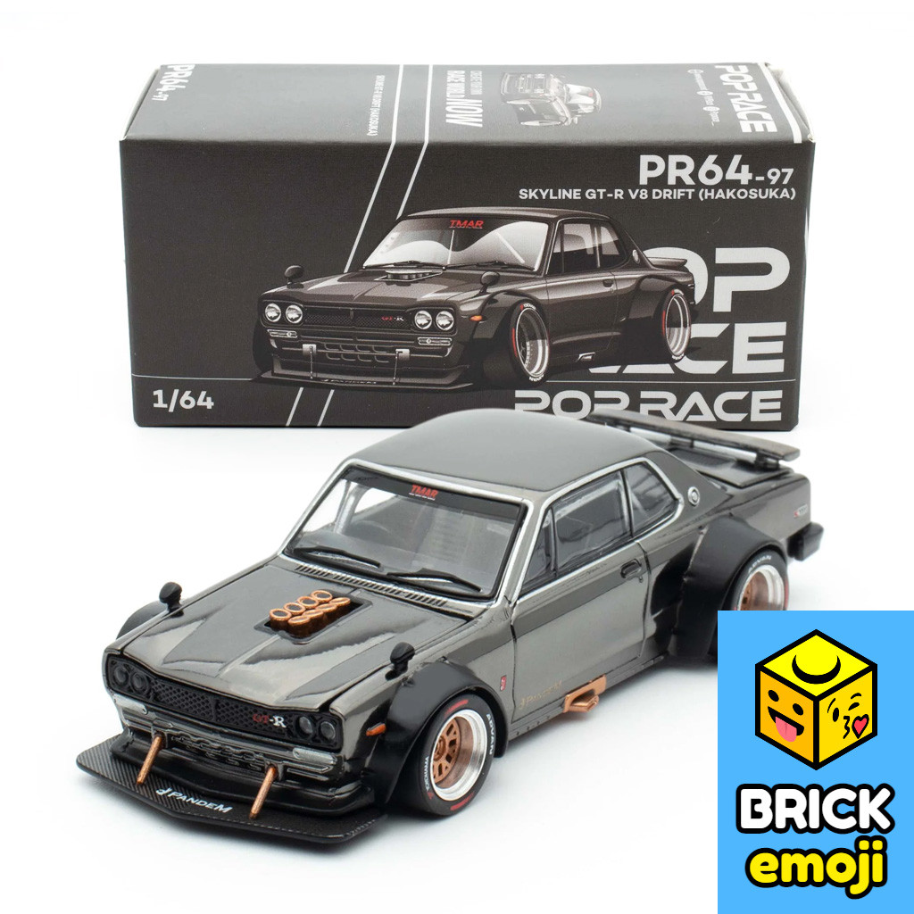 Pop Race PR64-97 Nissan Skyline GT-R V8 Drift (Hakosuka) 1/64 | Shopee ...