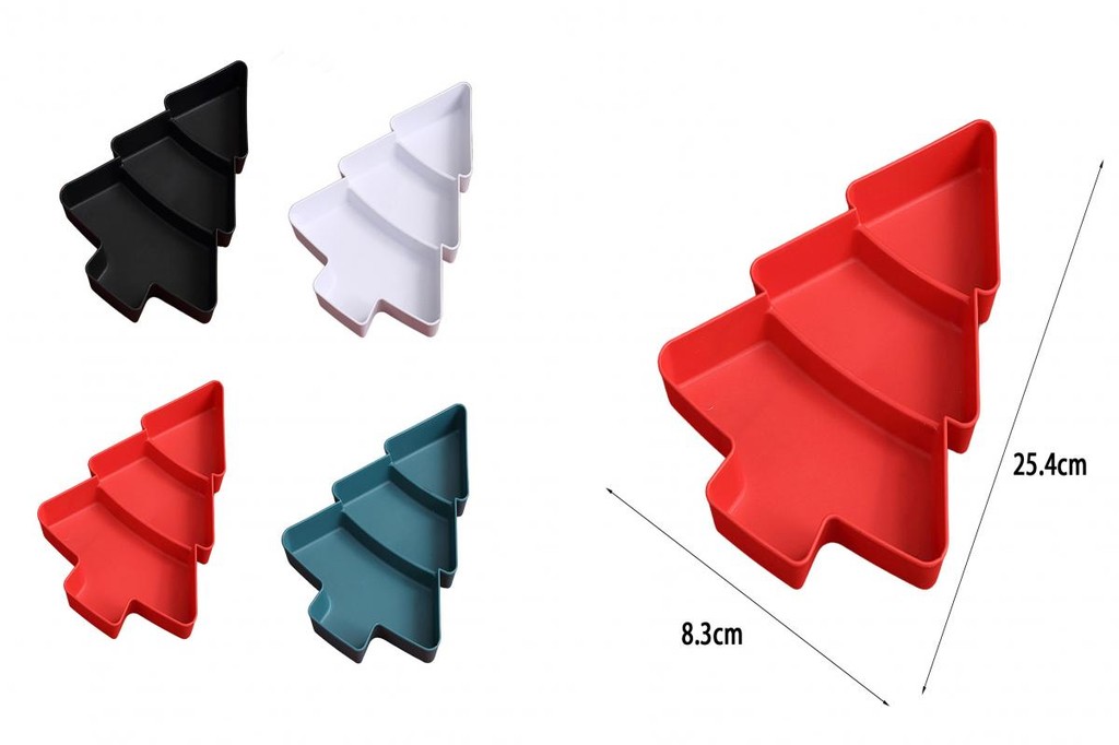 Holiday Food Storage Box Holiday Entertaining Tray Christmas Tree ...