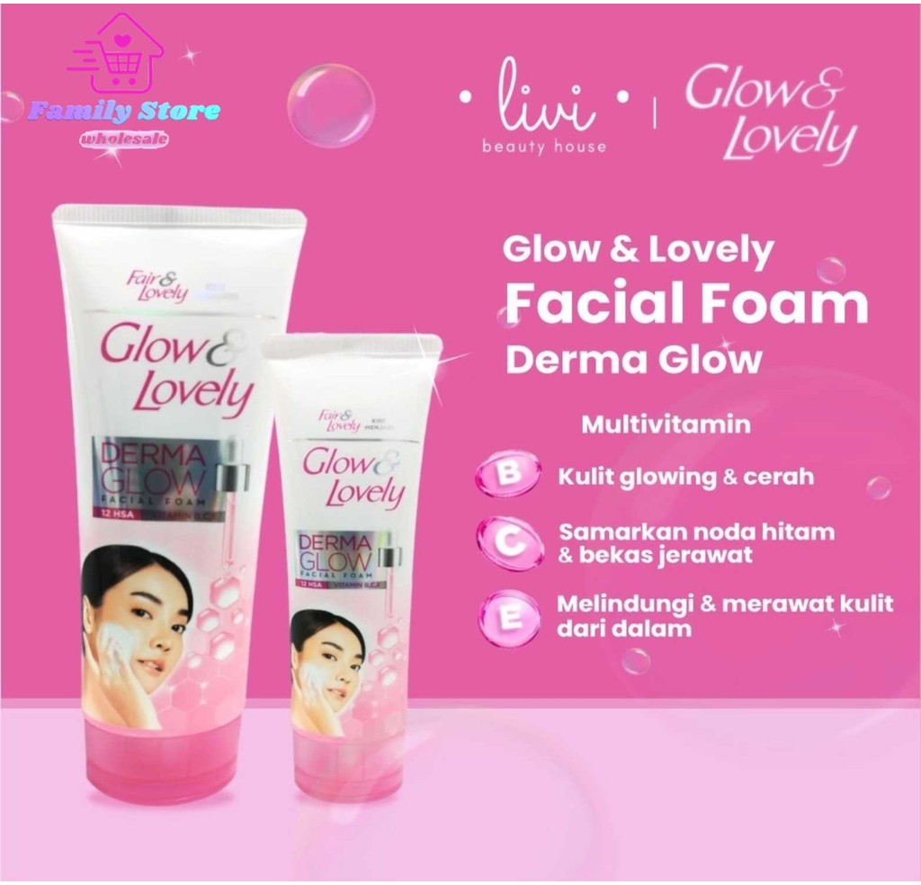 Fair & Lovely Derma Glow Facial Foam 50g | Shopee Malaysia