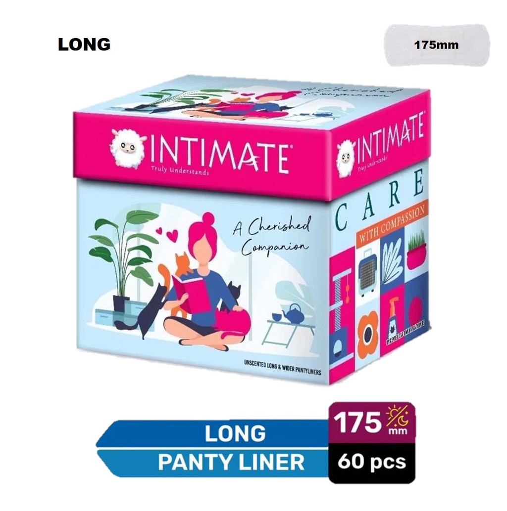 Intimate Box Unscented Pantyliner Sanitary Panty Liner Feminine Women ...