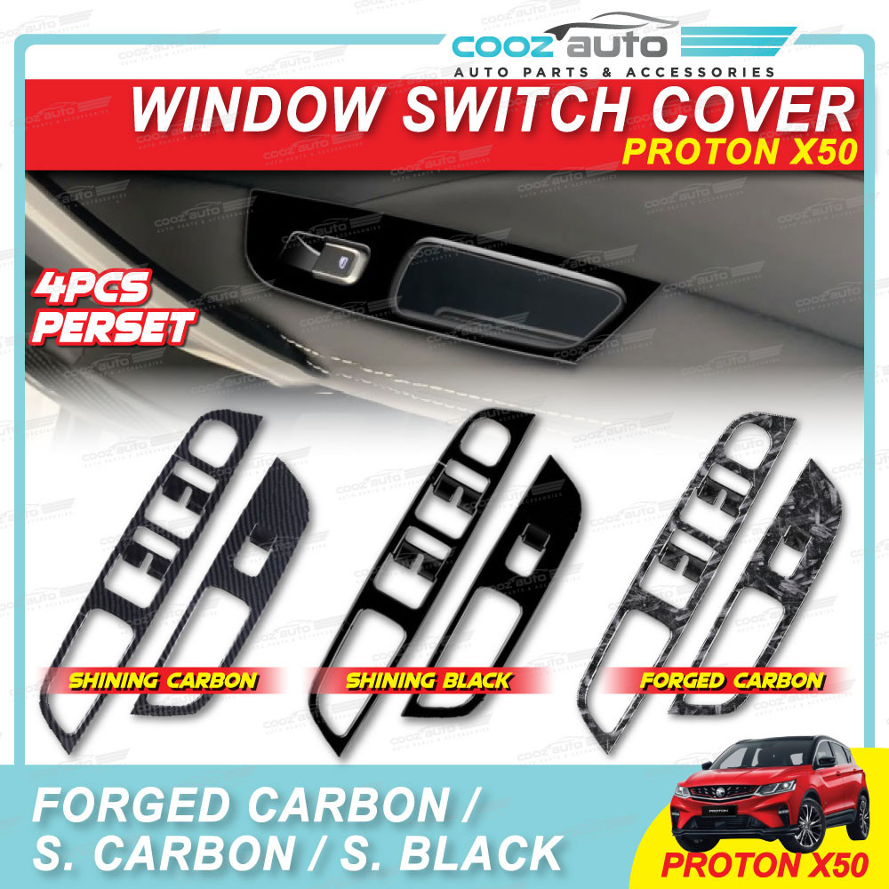 Proton X50 X-50 Car Window Switch Panel Frame Cover Garnish Accessories ...