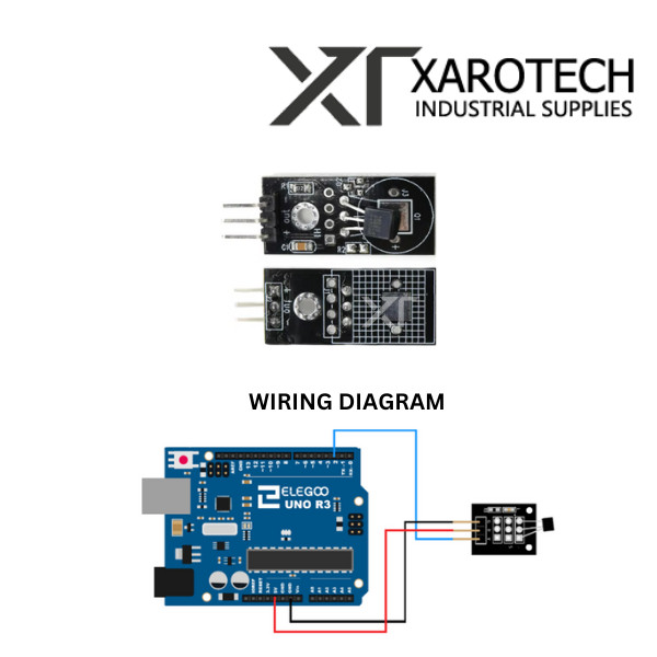 DS18B20 DS 18B20 Digital Temperature Detect Detection Sensor Module Board for Arduino DC 5V ...