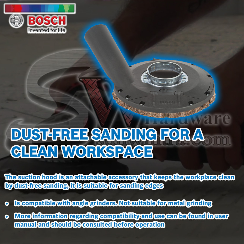 Bosch 4" / 100mm Dust Extraction Guard for Sanding For small angle ...