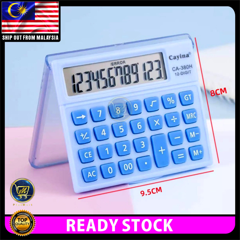 PlatMart - [READY STOCK] 12 Digits Electronic Pocket Mini Calculator ...