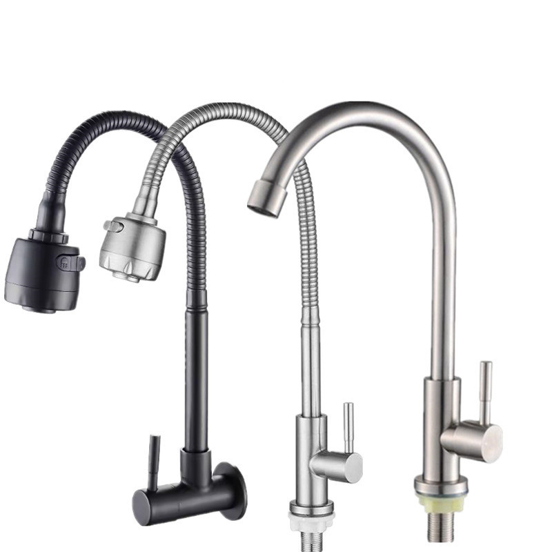 Universal Kitchen Faucet 360° G1/2 Swivel Paip Singki Dapur Flexible Kitchen Basin Water Tap ...