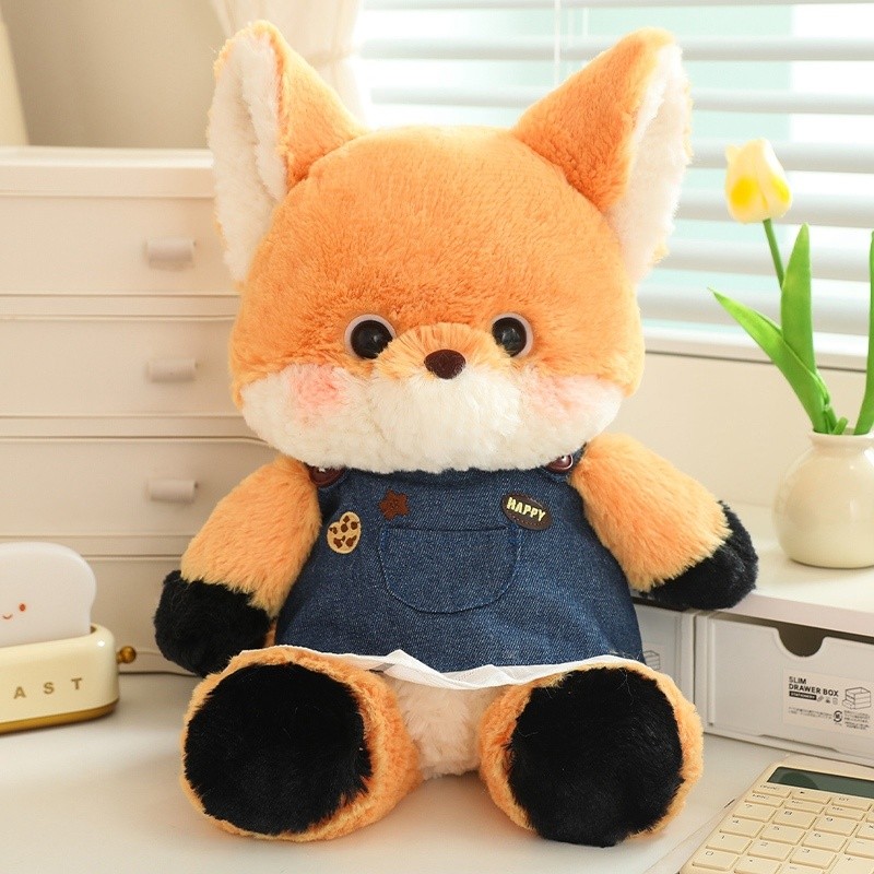 New Forest Running Fox Animal Series Cute Girl Heart ins Plush Toy Doll ...