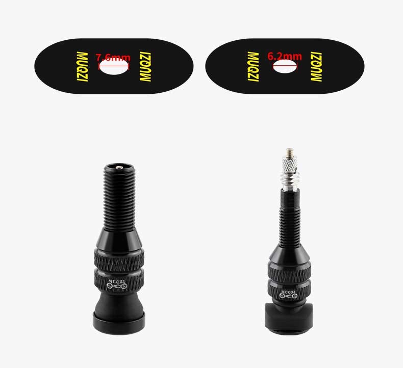 MUQZI 2/5 Pairs Bicycle Valve Stickers Presta Valve Schrader Valve Stem ...