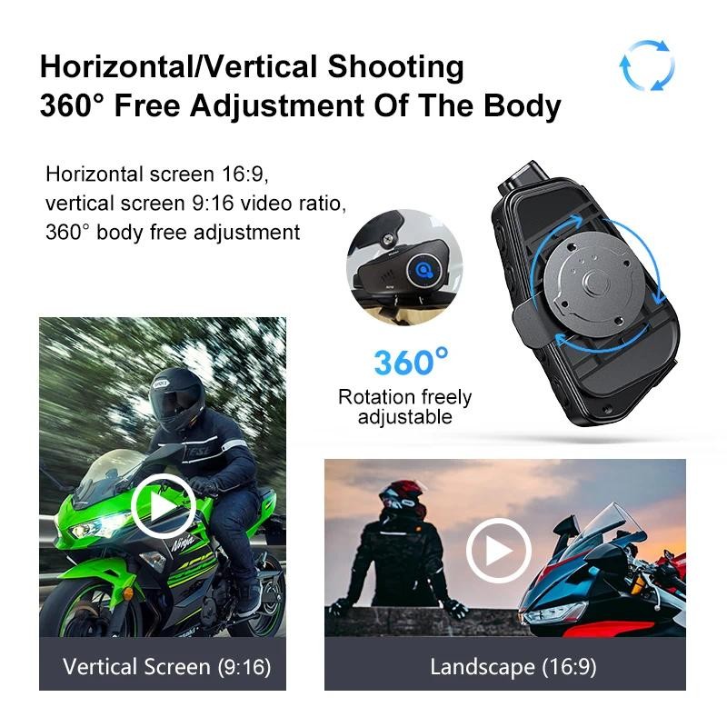 (Malaysia Stock) Q28 2 IN 1 Motorcycle Helmet Headset 1080P Video ...