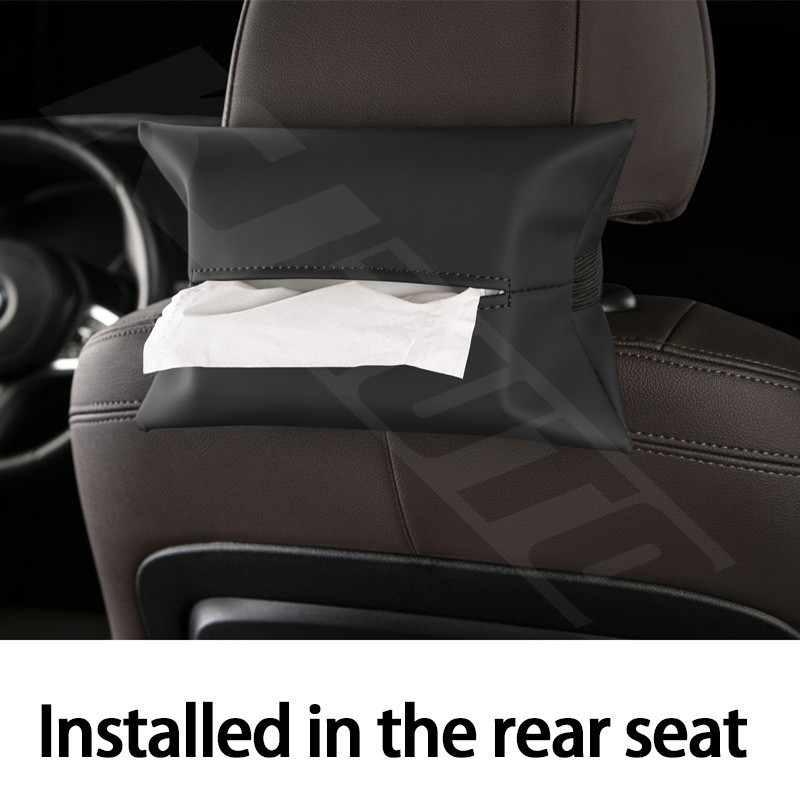 1/2pcs Mercedes Benz Car Tissue Box Holder Nappa Leather Car Center ...
