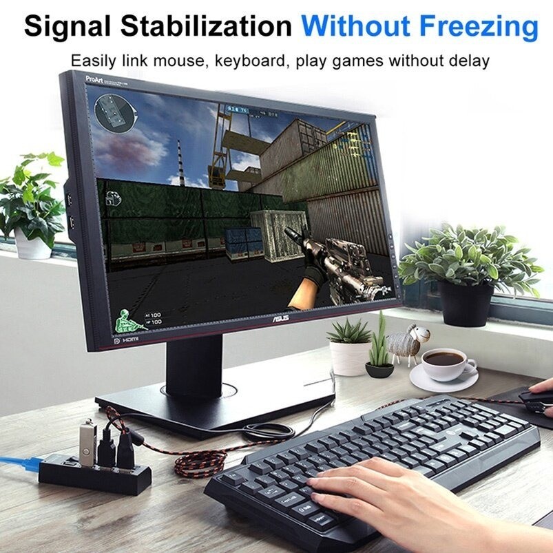 4 PORTS USB 2.0 HIGH SPEED 480MBPS SUPPORT 500GB HDD HUB On/Off Switch ...