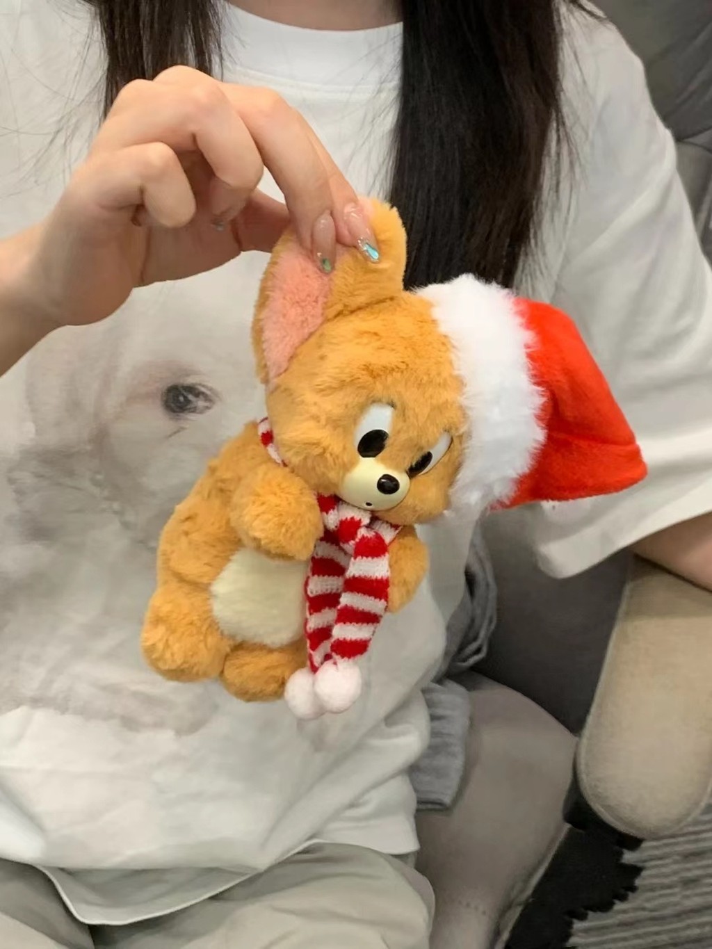 Little Red Book Same Style Santa Jerry Little Mouse Doll Anime ...