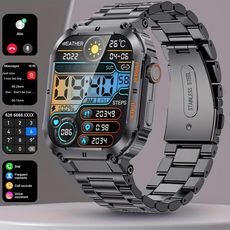 New smart Bluetooth watch K57 PRO heart rate monitoring, exercise, step ...